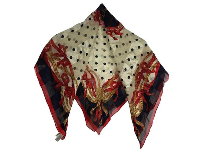 Christian Dior Scarves Red Silk ref.448745 - Joli Closet