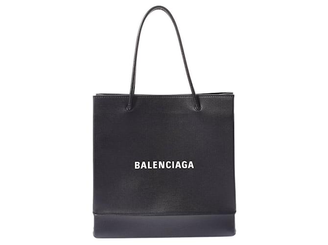 Balenciaga Tote Bag Black Leather ref.450019 - Joli Closet