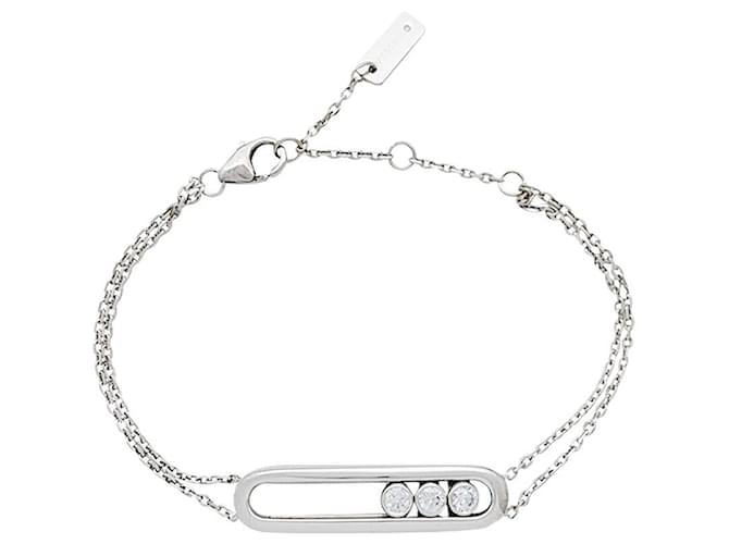 Bracelet Messika, "Classic Movement", WHITE GOLD, diamants. Diamond ref ...