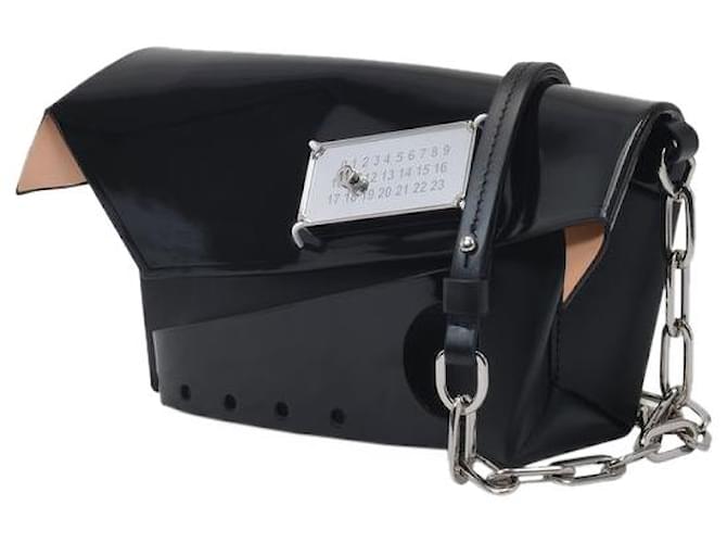 Maison Martin Margiela Snatched Small Bag in Black Leather ref.463342 ...