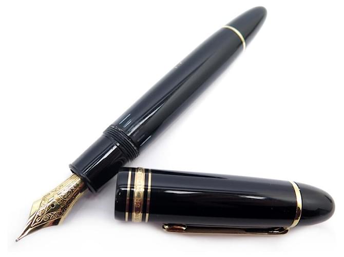 MEISTERSTUCK MONTBLANC FEDERSTIFTE 149 SCHWARZES GOLD 115384 KOLBEN ...