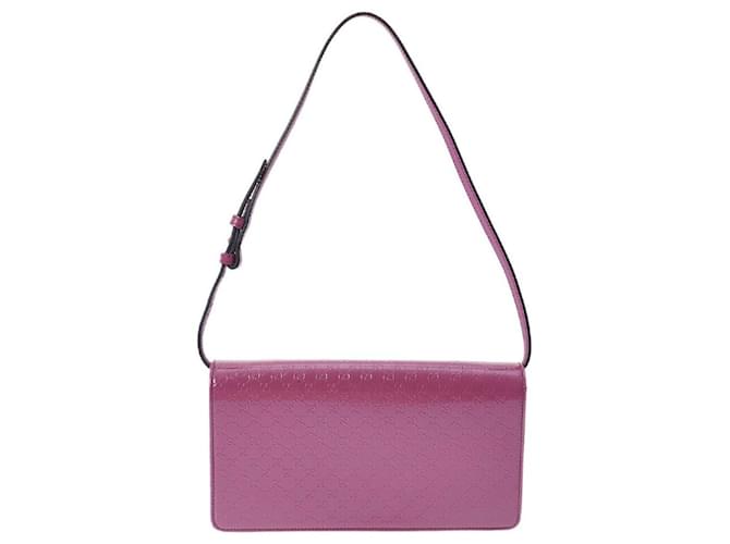 Gucci GG pattern Fuschia Leather ref.477594 - Joli Closet
