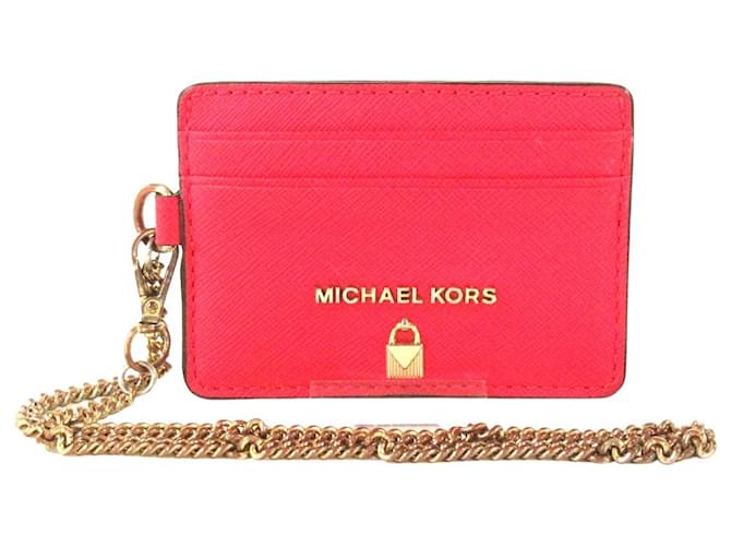Michael Kors portefeuille Cuir Rose ref.513375 - Joli Closet