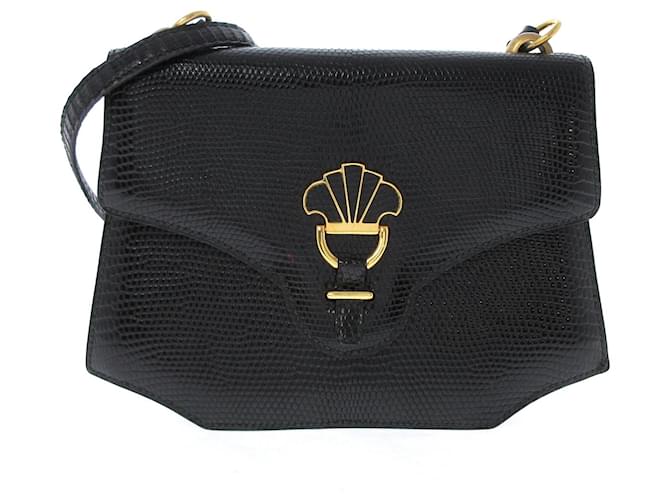 Hermès Shoulder bag Black Exotic leather ref.515185 - Joli Closet