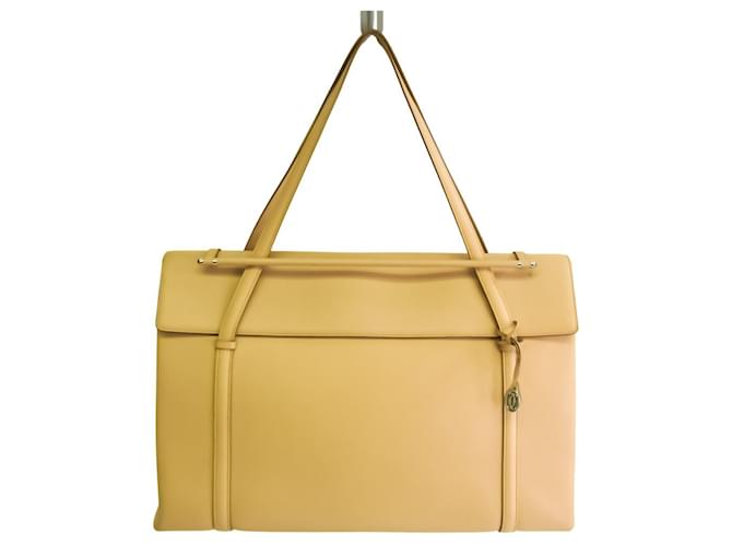 Cartier Cabochon Beige Leather ref.523044 - Joli Closet