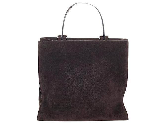 Gucci handbag Brown Suede ref.540659 - Joli Closet
