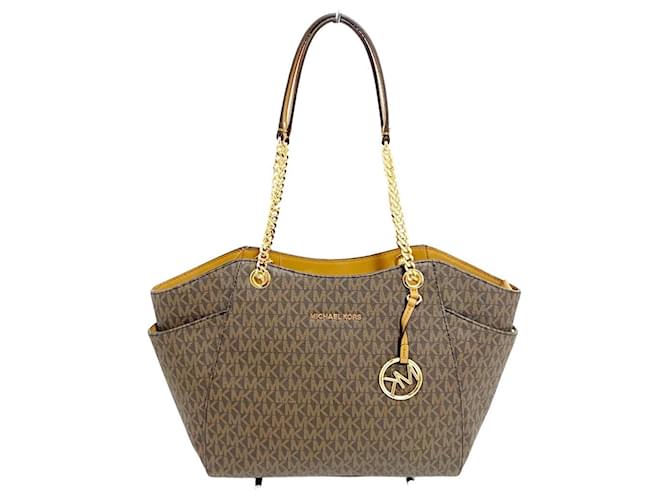 Michael Kors Jet Set Brown Cloth ref.551084 - Joli Closet