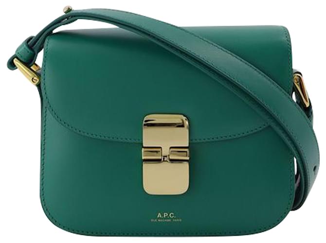 Apc Grace Mini Bag in Green Leather ref.551518 - Joli Closet