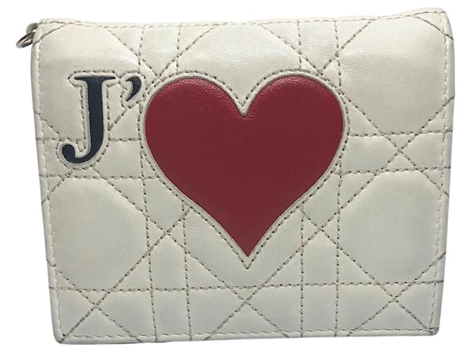 Dior Cannage stitch White Leather ref.554904 - Joli Closet