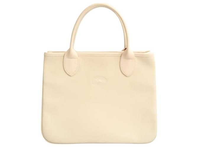 LONGCHAMP Handbag Cream Leather ref.555052 - Joli Closet