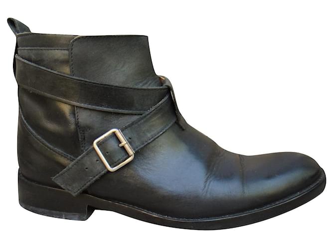 botas Iro p 42 Negro Cuero ref.556281 - Joli Closet