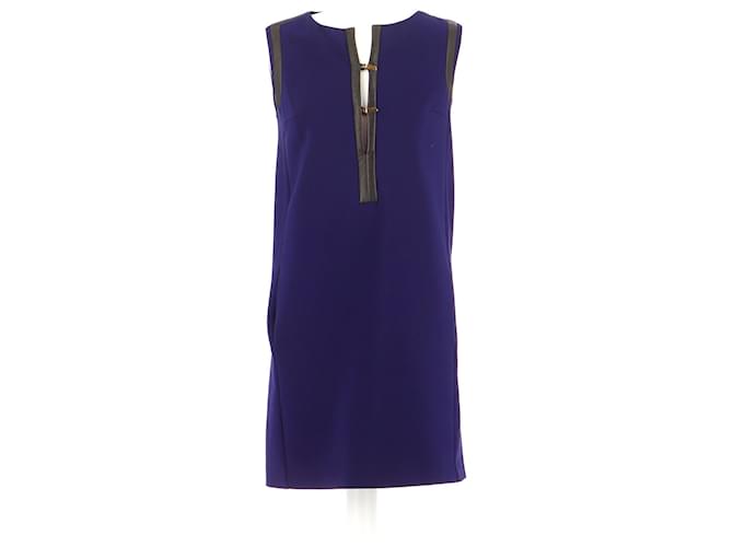 Maje Robe Polyester Bleu Marine ref.561067 - Joli Closet