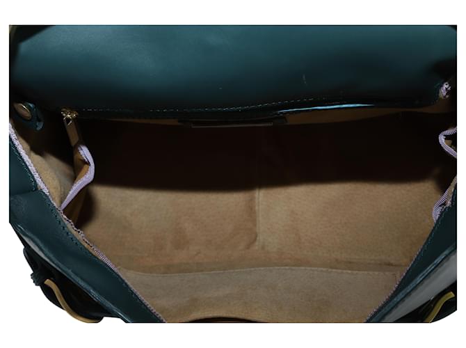 Jimmy Choo Tulita Flap Hobo Bag aus grünem Leder ref.568610 - Joli Closet