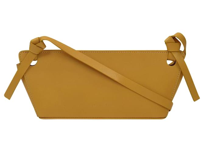 Rejina Pyo Mini Sac Ramona en Cuir Ocre Jaune ref.574874 - Joli Closet