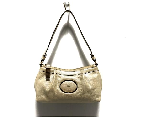 Chloé Victoria Cuir Beige ref.577679 - Joli Closet