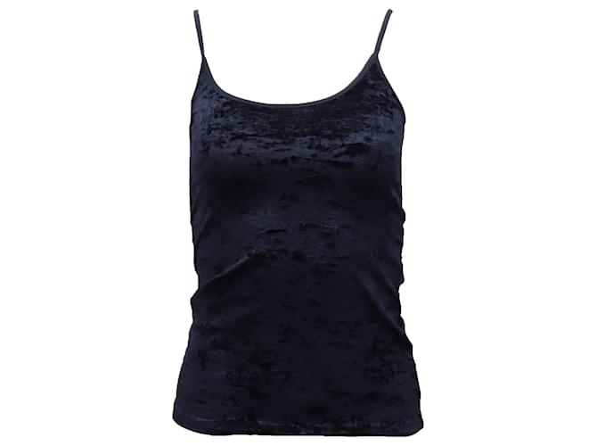 Vince Velvet Camisole in Navy Blue Polyamide Nylon ref.578032 - Joli Closet