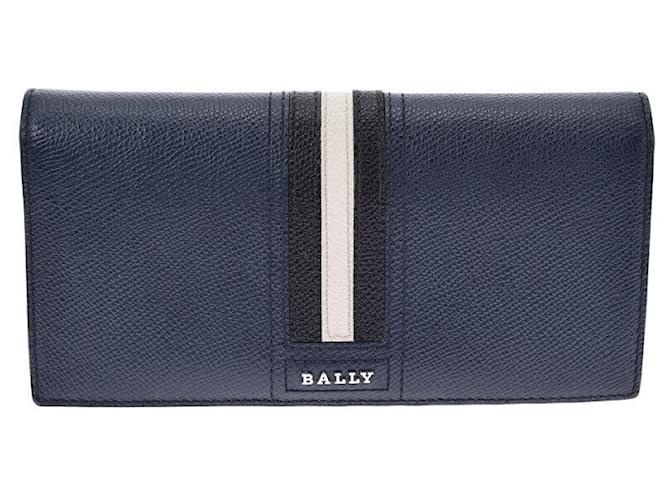 Bally Wallet Navy blue Leather ref.582405 - Joli Closet