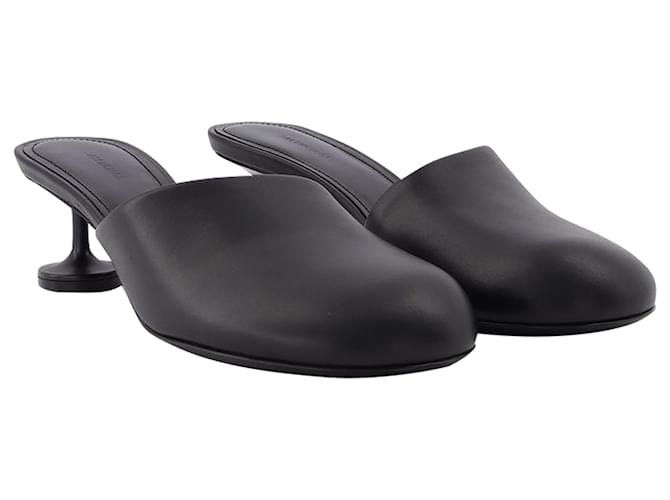 Balenciaga Lady Mule M50 in black leather ref.587458 - Joli Closet