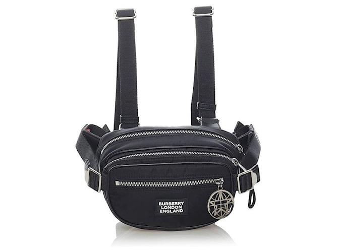 Burberry Cannon Nylon Pack Black ref.592525 - Joli Closet