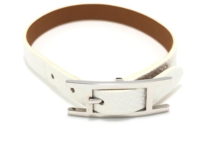 Hermès Hapi 3 White Leather ref.592707 - Joli Closet