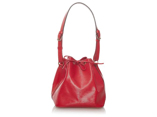 Louis Vuitton Red Epi Petit Noe Leather ref.597628 - Joli Closet