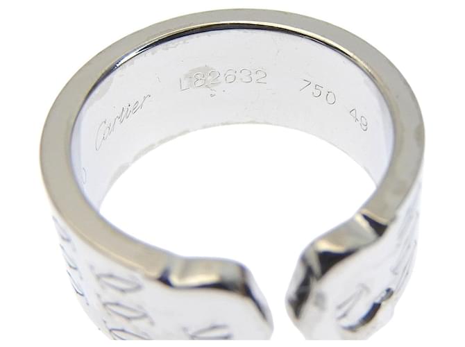 cartier 2C C2 Silvery White gold ref.598827 - Joli Closet