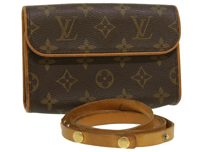 LOUIS VUITTON Monogram Pochette Florentine Bum Bag M51855 LV Auth ...