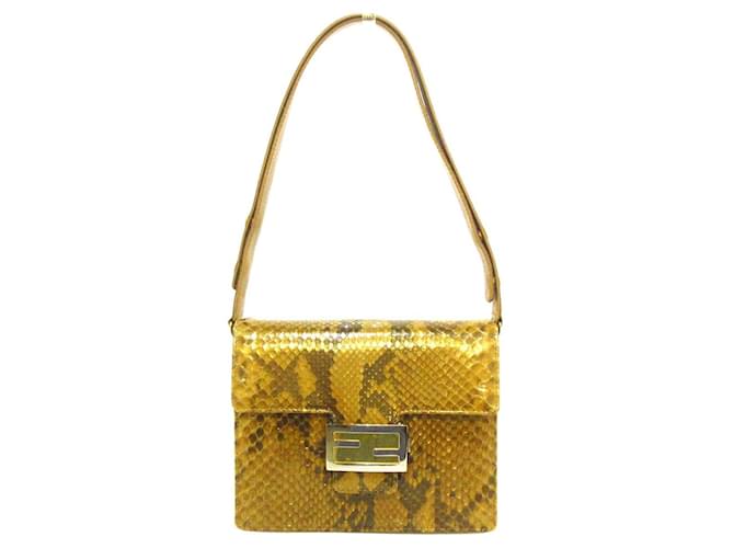 Fendi Golden Exotic leather ref.602421 - Joli Closet