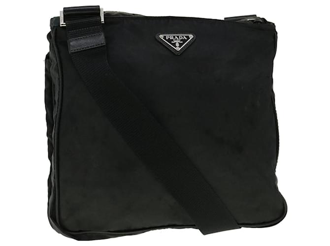 PRADA Shoulder Bag Nylon Black Auth 30338 ref.605337 - Joli Closet