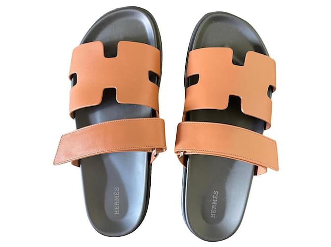 Hermès Chypre Caramel Leather ref.606415 - Joli Closet