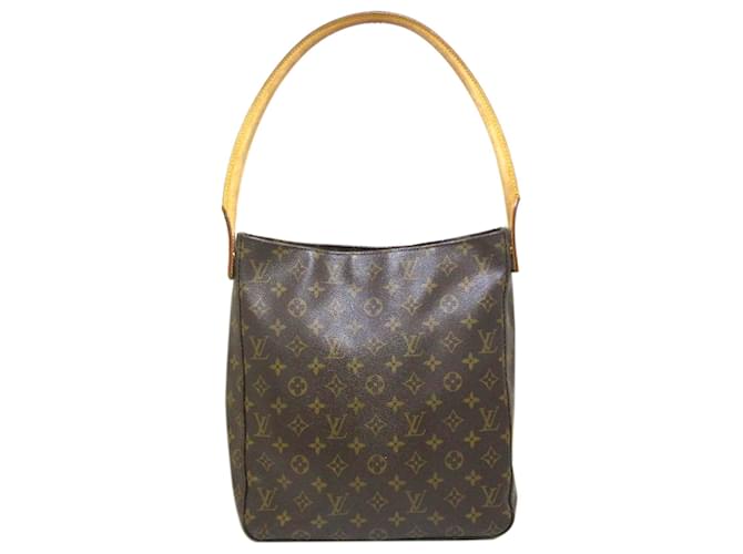 Louis Vuitton Brown Monogram Looping GM Cloth ref.607454 - Joli Closet