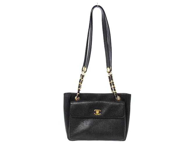 Chanel Black Leather ref.610161 - Joli Closet