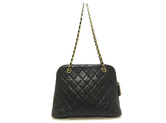 Chanel Matrasse Black Leather ref.611301 - Joli Closet
