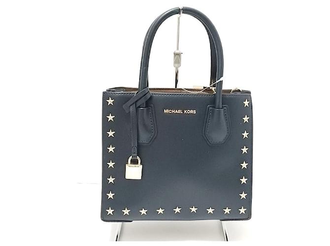 Michael Kors Mercer Navy blue Leather ref.611886 - Joli Closet