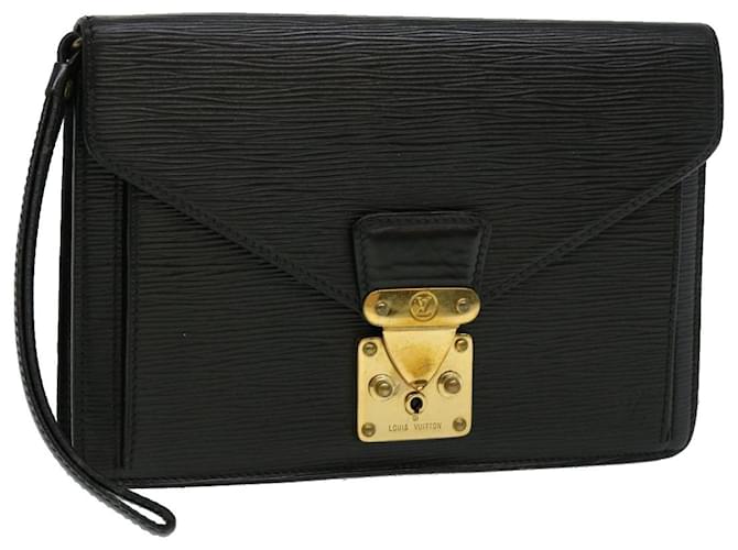 Louis Vuitton Sellier Drangonne Black Leather ref.612655 - Joli Closet