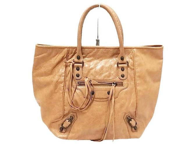 Balenciaga The Sunday Beige Leather ref.620098 - Joli Closet