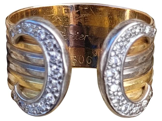 Cartier lined C Multiple colors Gold ref.622547 - Joli Closet