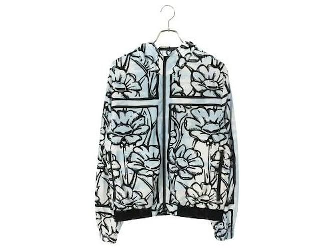 FENDI Joshua Vides Flower Pattern Blouson Blue ref.624257 - Joli Closet