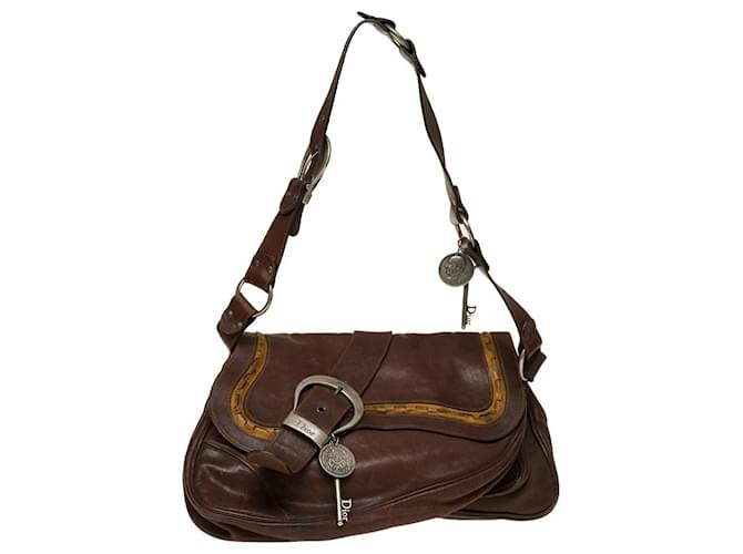 Dior Gaucho Brown Leather ref.624383 - Joli Closet