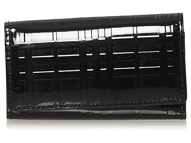 Burberry Black Patent Leather Key Holder ref.626301 - Joli Closet