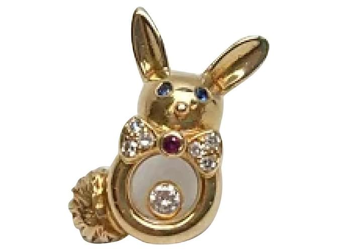 *CHOPARD Chopard Happy Diamond 750 K18 Broche Broche 2191-20 Rabbin ...