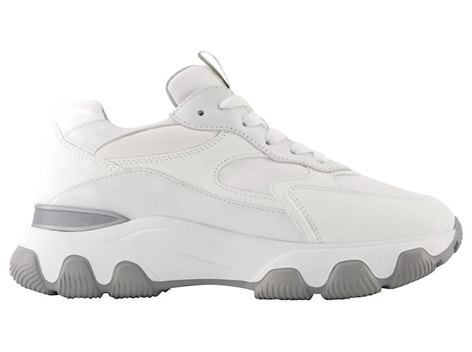 Hogan Hyperactive Allacciato Sneakers in White Leather ref.631243 ...