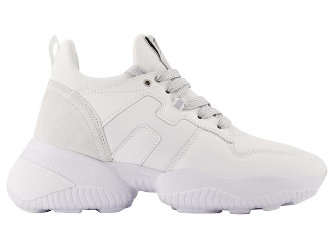 Hogan Interaction Slip-on Sneakers in White Leather ref.631285 - Joli ...