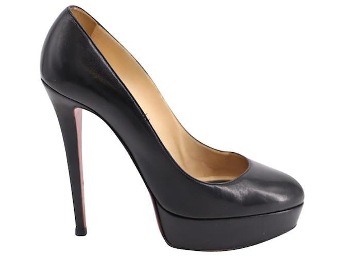 Christian Louboutin Bianca Platform Pumps in Black Leather ref.637466 ...