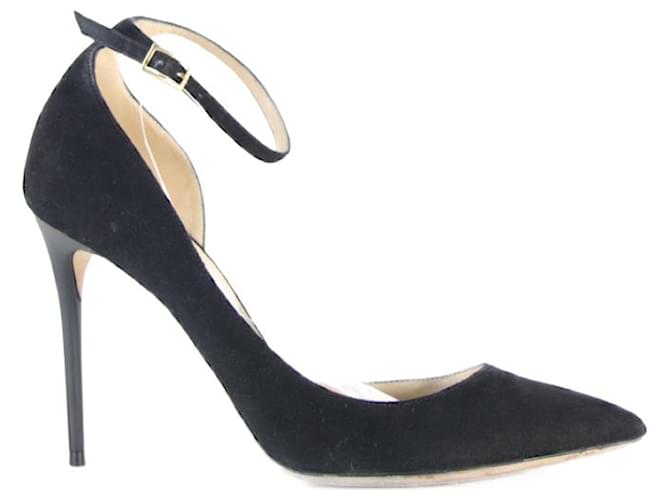 Jimmy Choo pumps 36.5 Black Deerskin ref.642725 - Joli Closet