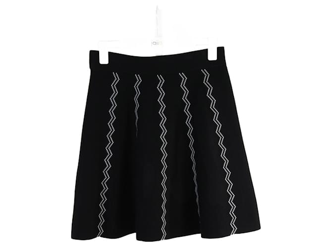 Maje Skirt 3 Black Viscose ref.644380 - Joli Closet