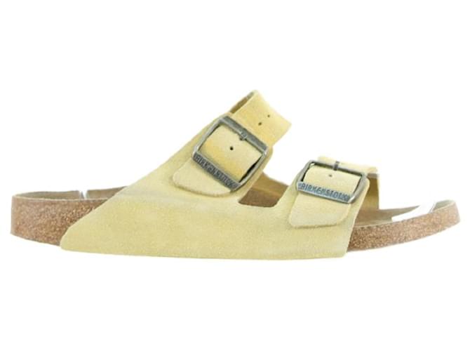 Birkenstock sandals 40 Yellow Leather ref.644996 - Joli Closet