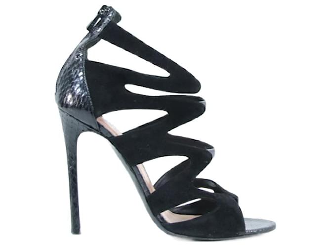 Barbara Bui pumps 38 Black Leather ref.646881 - Joli Closet