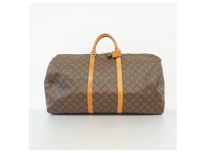 Louis Vuitton Keepall 60 Toile Marron ref.650230 - Joli Closet
