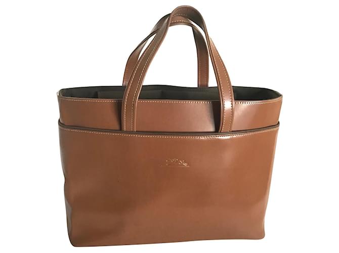Longchamp Handbags Cognac Leather ref.651882 - Joli Closet
